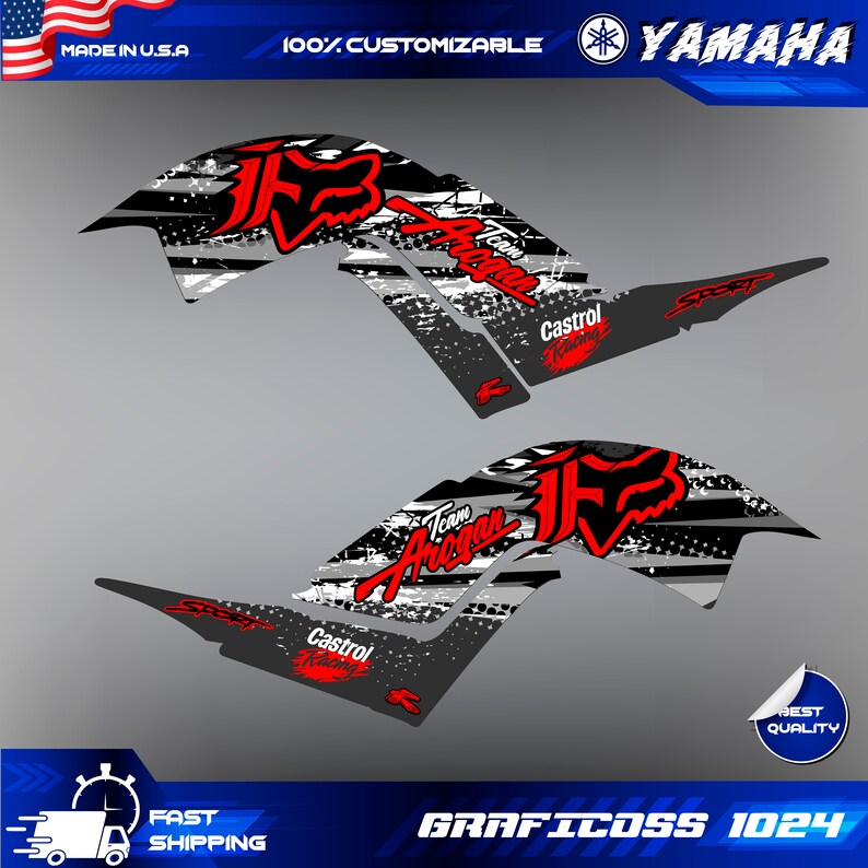 Yamaha Raptor 700 700R Graphics Kit 2013 2014 2017 to 2023 - Etsy