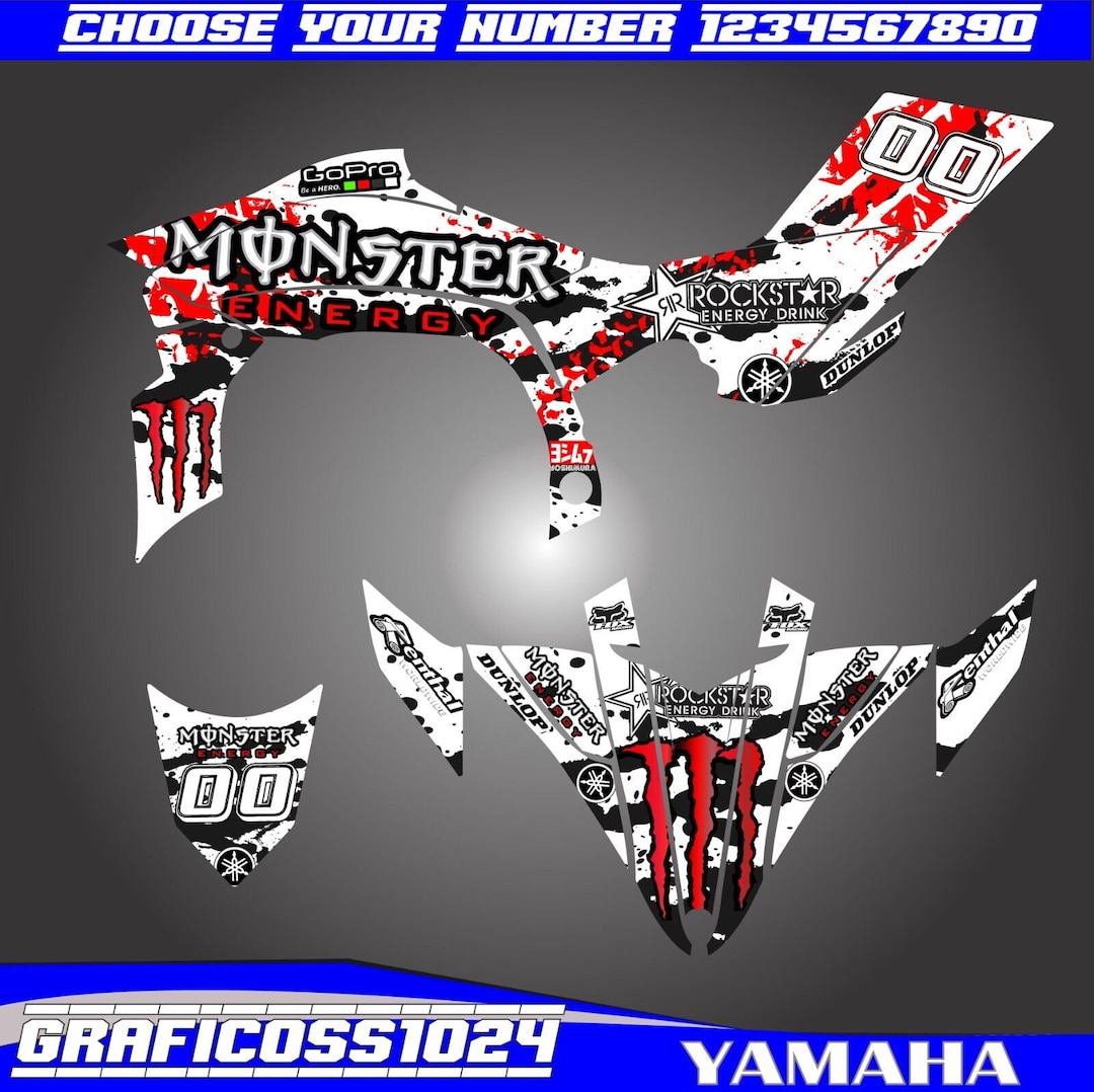 Yamaha Yfz 450r Yfz450 2009-2013 Decals Graphics Stickers Kit| Yamaha ...