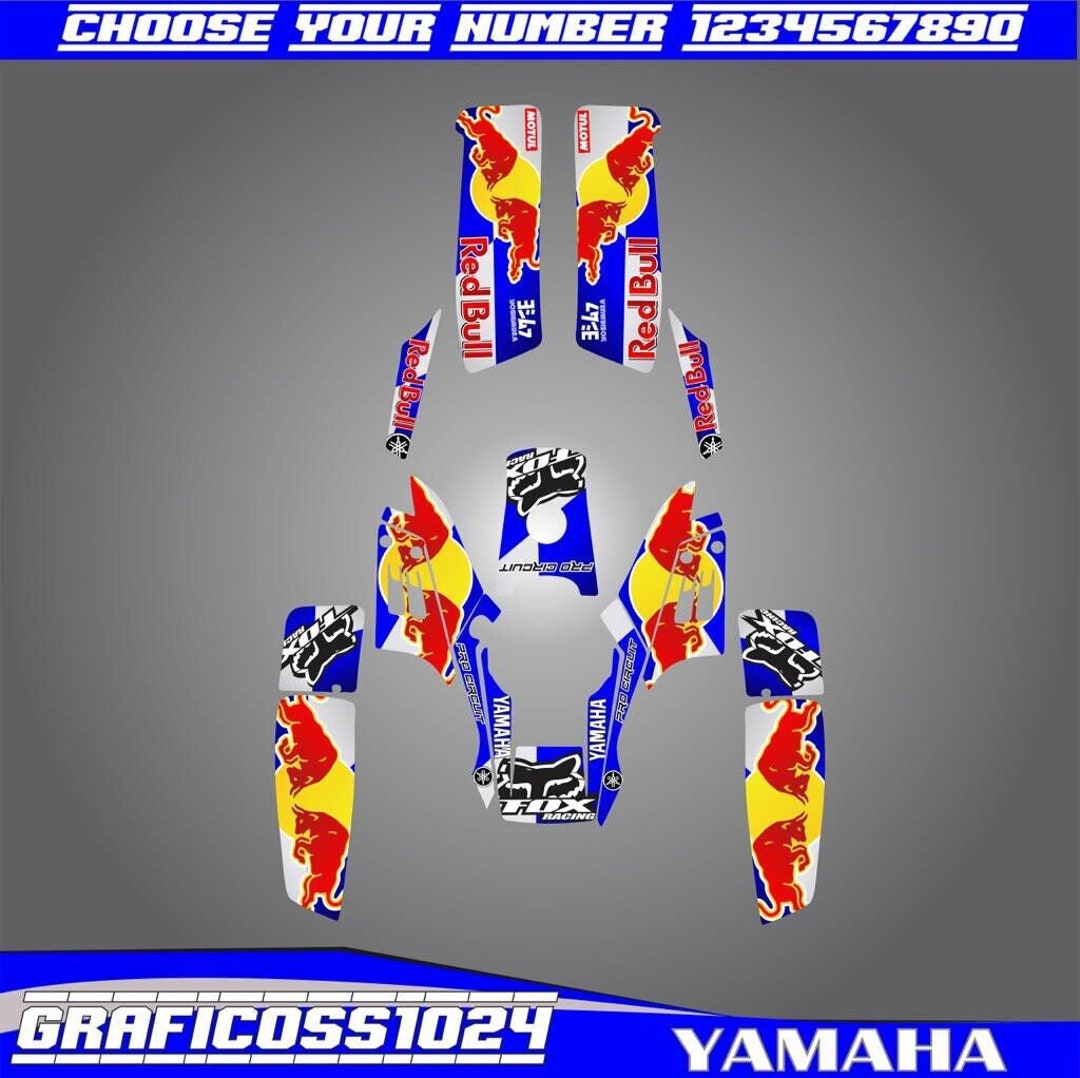 Yamaha Warrior 350 Full Graphics Kit Yamaha Warrior 350 Decals Stickers ...