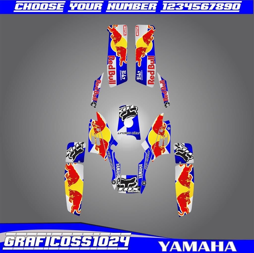 Yamaha Warrior 350 Full Graphics Kit Yamaha Warrior 350 Decals Stickers ...