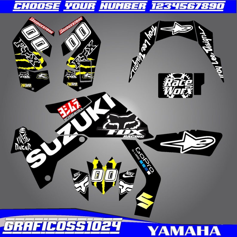 Suzuki LTR 450 ATV Stickers Suzuki LTR 450atv Full Graphics - Etsy