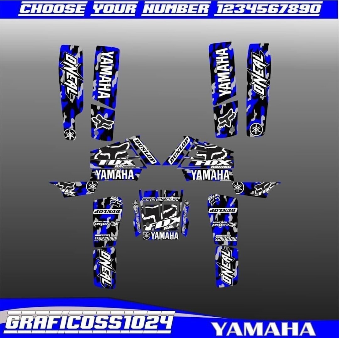 Yamaha Banshee 350ATV Full Graphics Kit | Yamaha Vinyl Decals Graphics ...