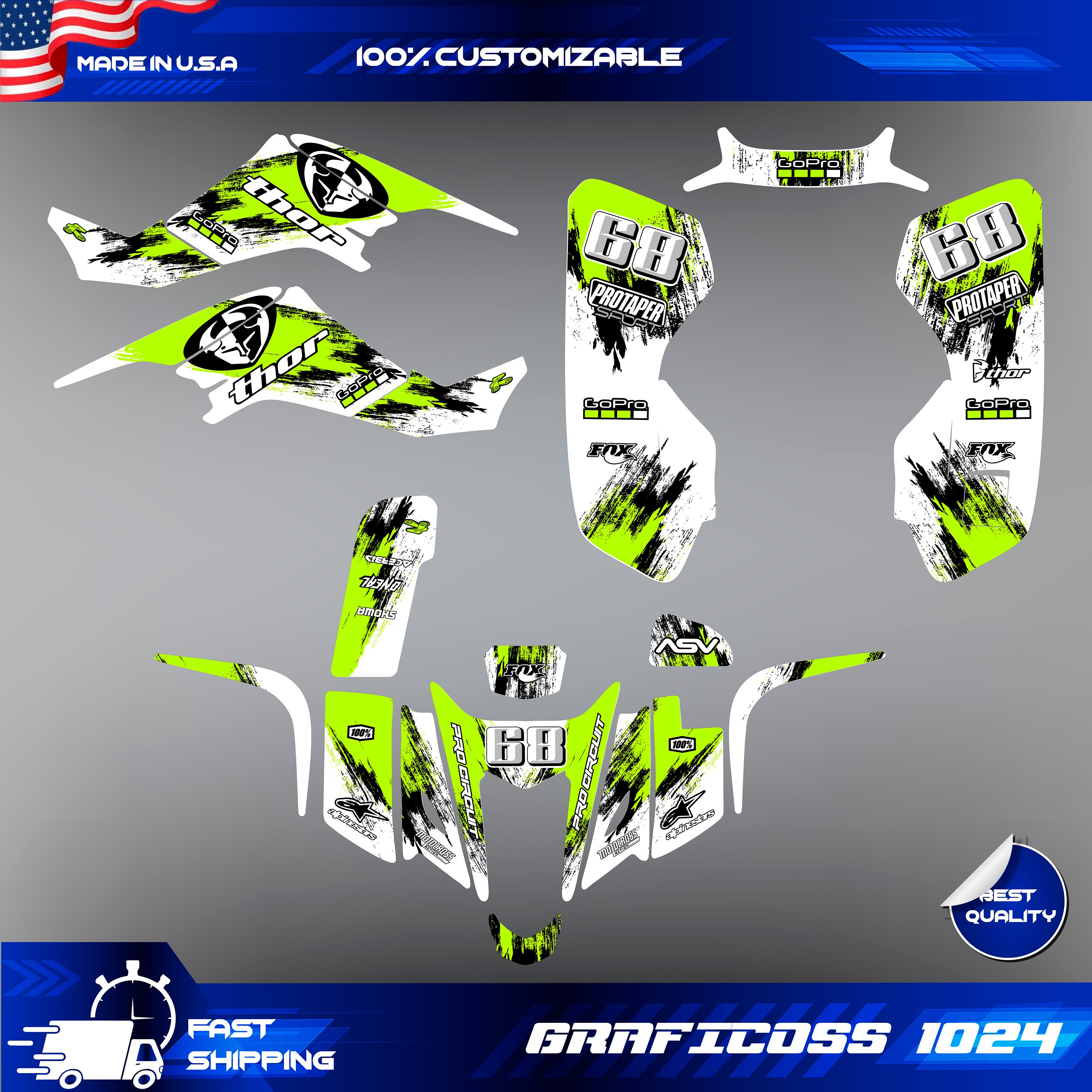 LTZ 400 Suzuki Wrap Graphics Stickers Kit Decals Atv Quad 2003 - Etsy
