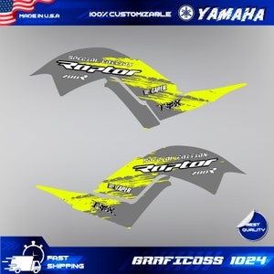 Yamaha Raptor 700 700R Graphics Kit 2013 2014 2017 to 2025 Decals ...