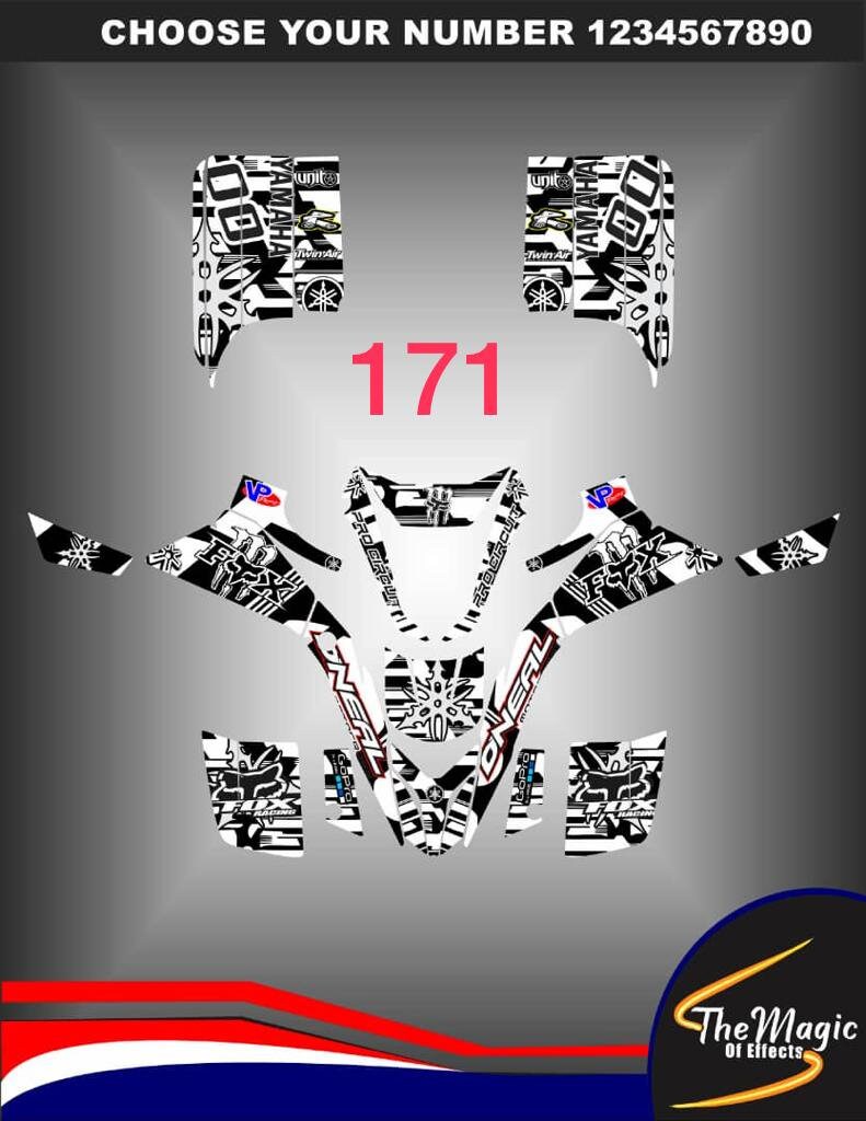 Yamaha BLASTER YFS200ATV Quad Graphics Full Kit ATV Quad - Etsy