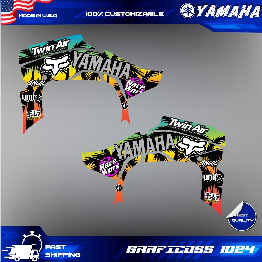 Graphics Kit for YAMAHA YFZ 450R 2014-2025 Fits Yamaha YFZ450R Full Kit ...