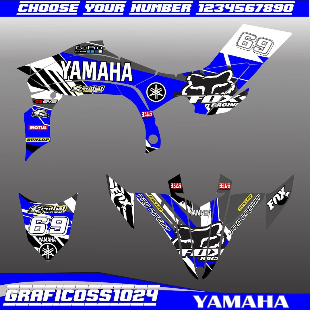 Yamaha Yfz 450r Yfz450 2009-2013 Decals Graphics Stickers Kit | Yamaha ...