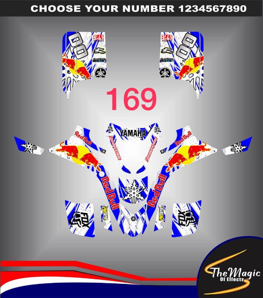 Yamaha BLASTER YFS200ATV Quad Graphics Full Kit ATV Quad - Etsy