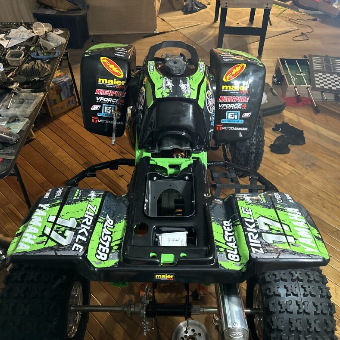 Yamaha Blaster YFS 200 ATV Quad Graphics Full Kit | ATV Quad Vinyl ...