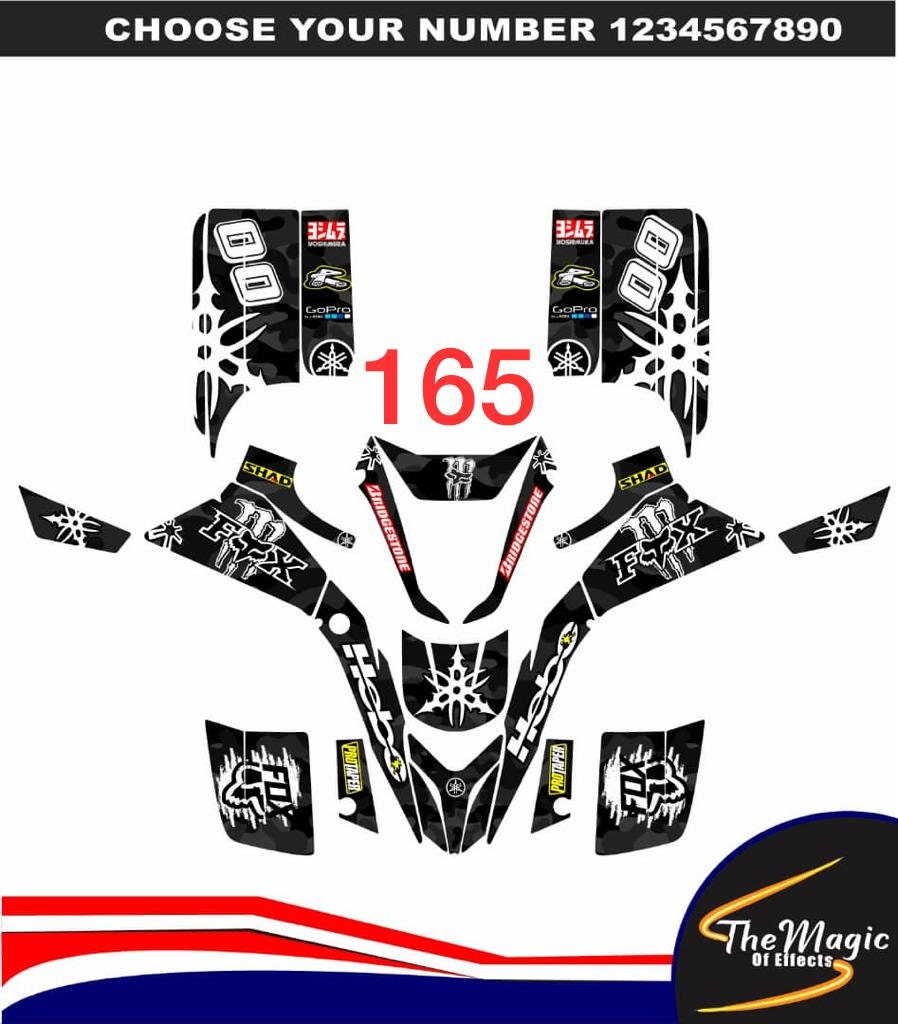 Yamaha BLASTER YFS200ATV Quad Graphics Full Kit ATV Quad - Etsy