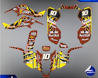 LTZ 400 Suzuki Wrap Graphics Stickers Kit Decals Atv Quad 2003 2004 ...