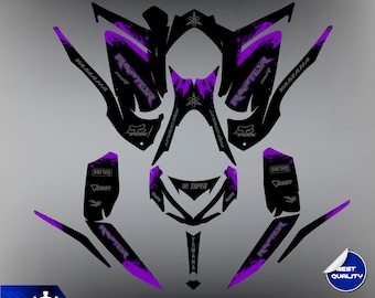 Yamaha Raptor 700 700R Graphics Kit 2013 2018 2022 to 2025 Decals ...