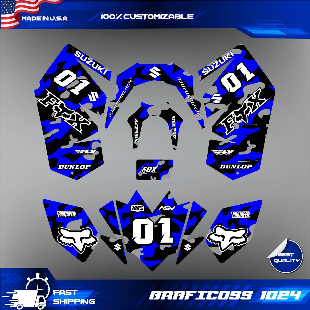 Suzuki Ltr 450 Graphics Stickers Decals Atv Quad Kit Full Wrap LTR450 ...