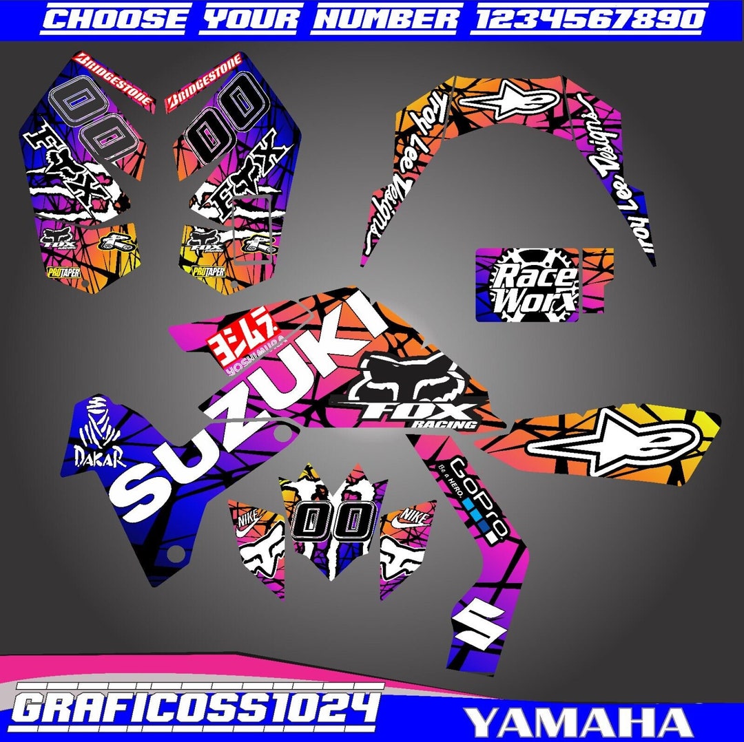 Suzuki LTR 450 ATV Stickers Suzuki LTR 450atv Full Graphics Kit 2006 ...