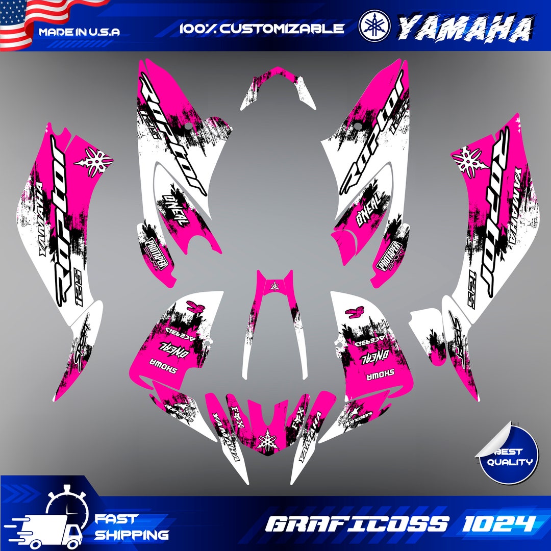 Graphics Kits for Yamaha Raptor 125 All Year ATV Graphic Kit Decals - Etsy