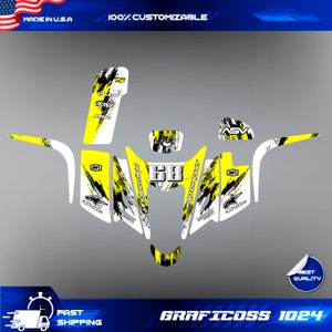 LTZ 400 Suzuki Wrap Graphics Stickers Kit Decals Atv Quad 2003 2004 ...
