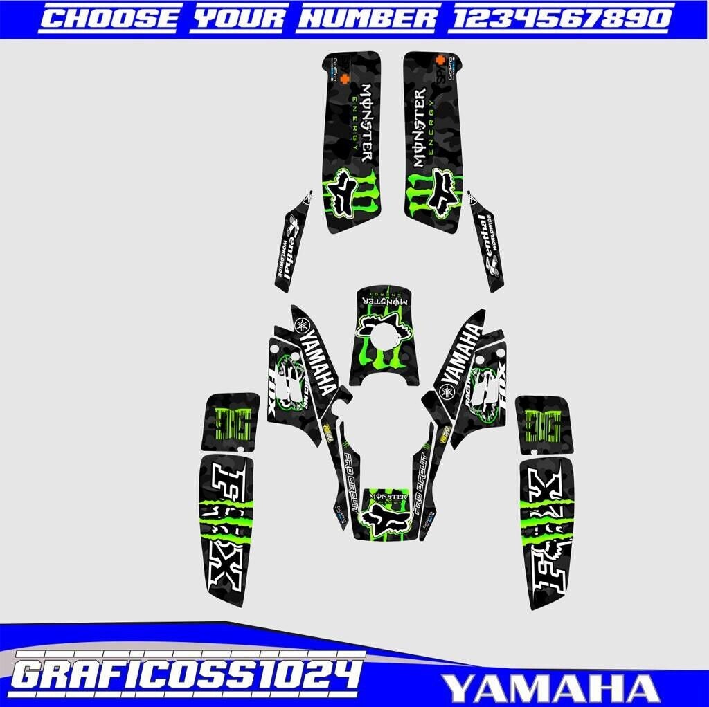 Yamaha Warrior 350 Full Graphics Kit | Yamaha Warrior 350 Decals ...