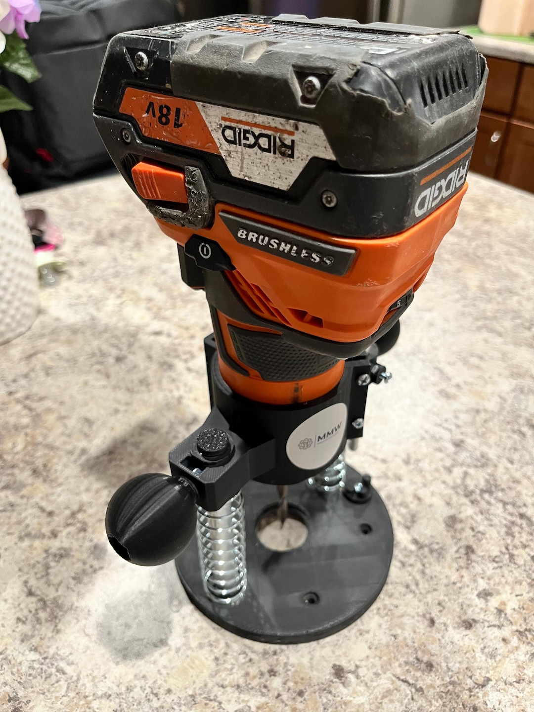 Mightyplungebase / Ridgid Cordless Router / Router Plunge Base / Ridgid ...