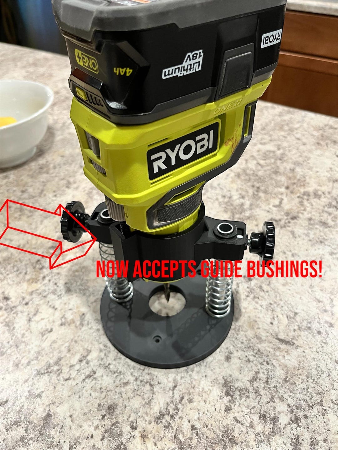 Mightyplungebase / Ryobi Router Plunge Base / Ryobi / One + / Cordless ...
