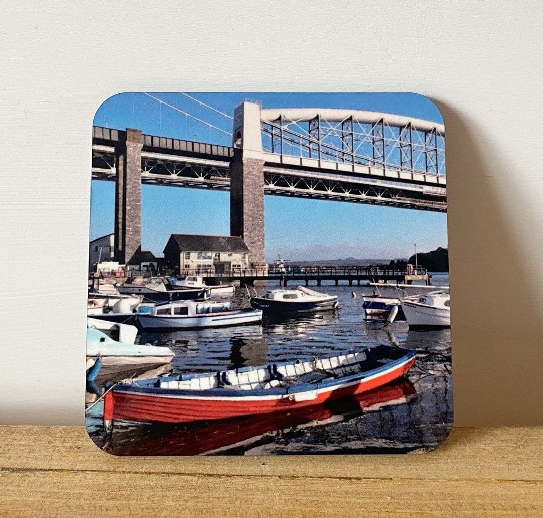 Saltash Waterside Cornish Coasters for Dad Nautical Home Decor for ...