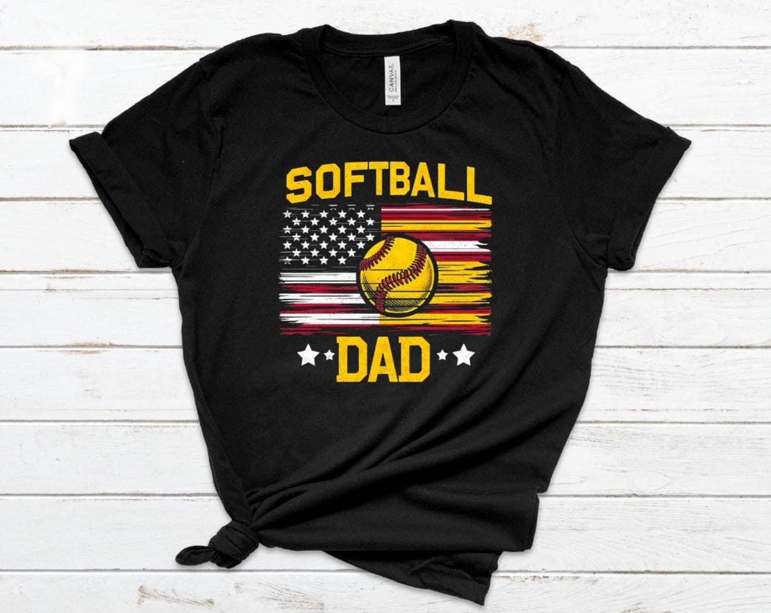 Softball Dad Shirt,softball Dad Shirt, Father's Day Gift, Sports Dad Shirt,dad Birthday Gift ...