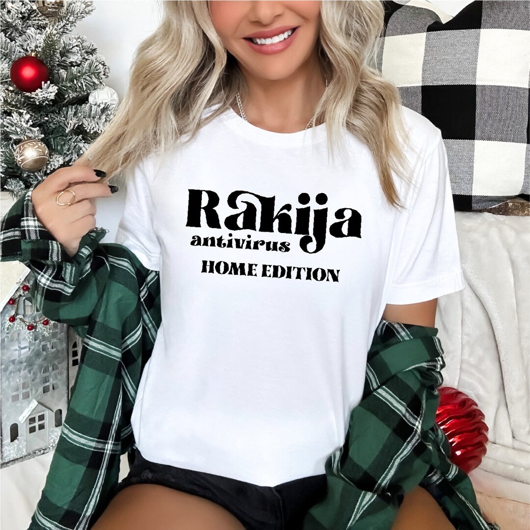 Rakija Antivirus Home Edition Shirt, Shirts for Men, Home Edition Shirt ...