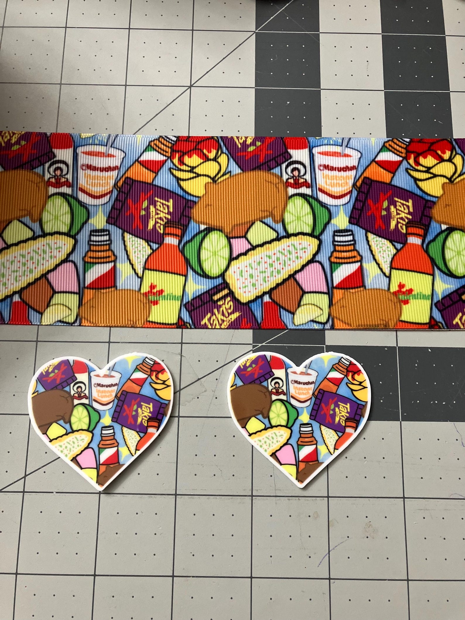 3” Character Ribbon With Resin - Etsy