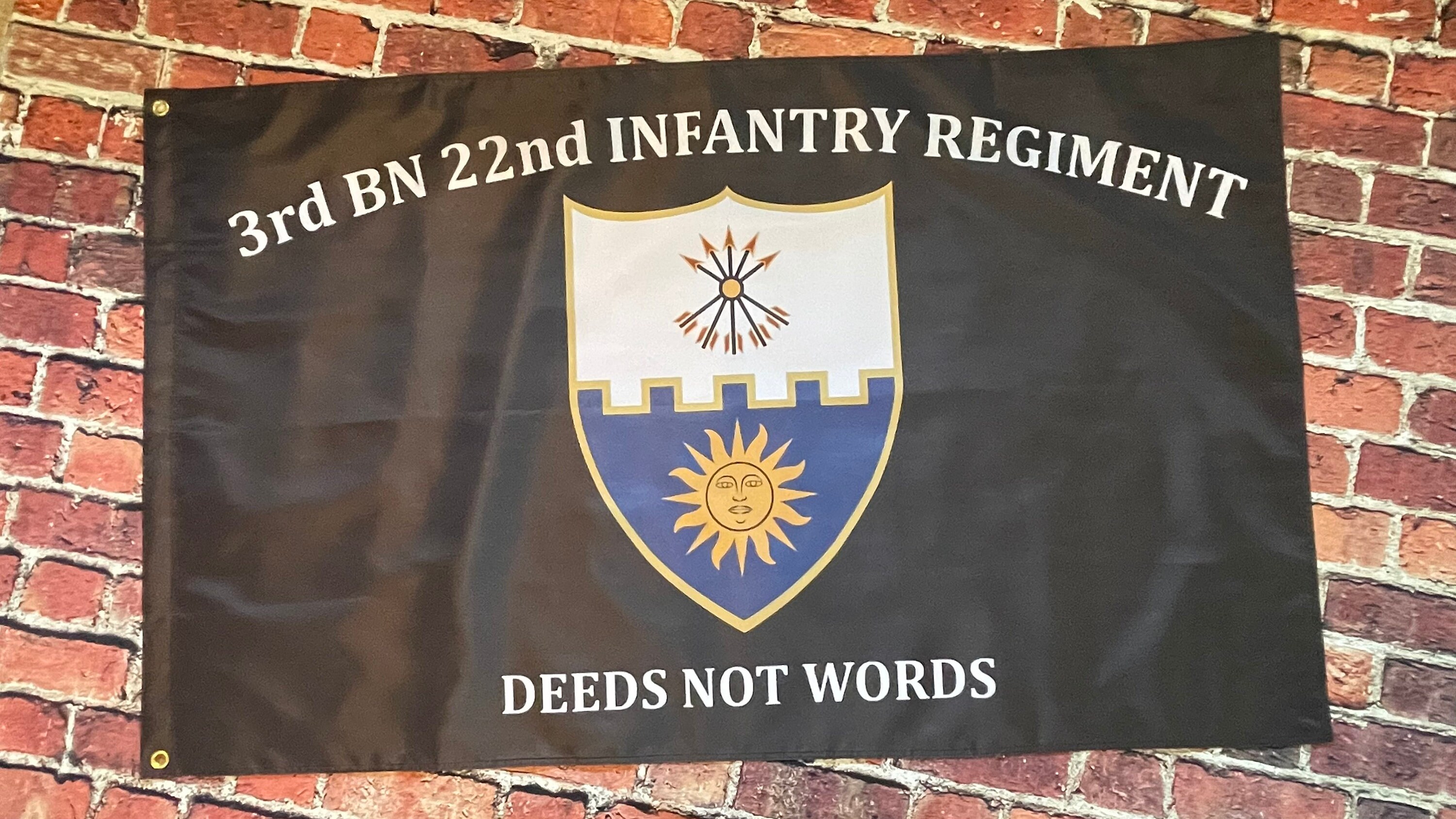22nd IN. Flags & Guidons Double Sided Deuce 3x5 and - Etsy