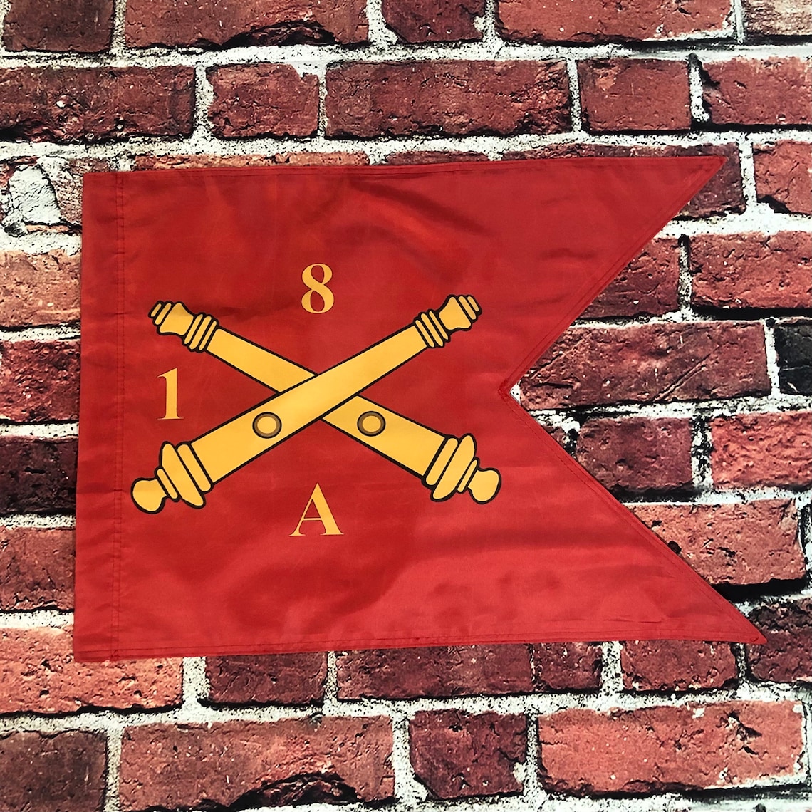 Custom Field Artillery Guidon | Double Sided | FA | 20"x27" | US Army ...