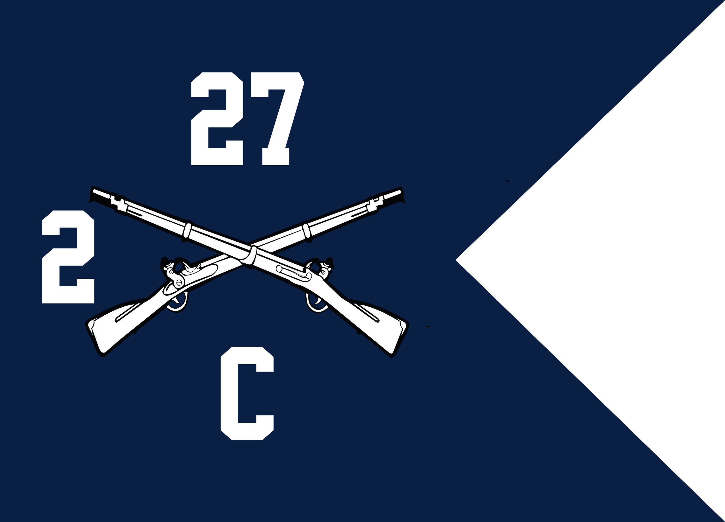 27th IN. Flags & Guidons Double Sided Wolfhounds 3x5 - Etsy