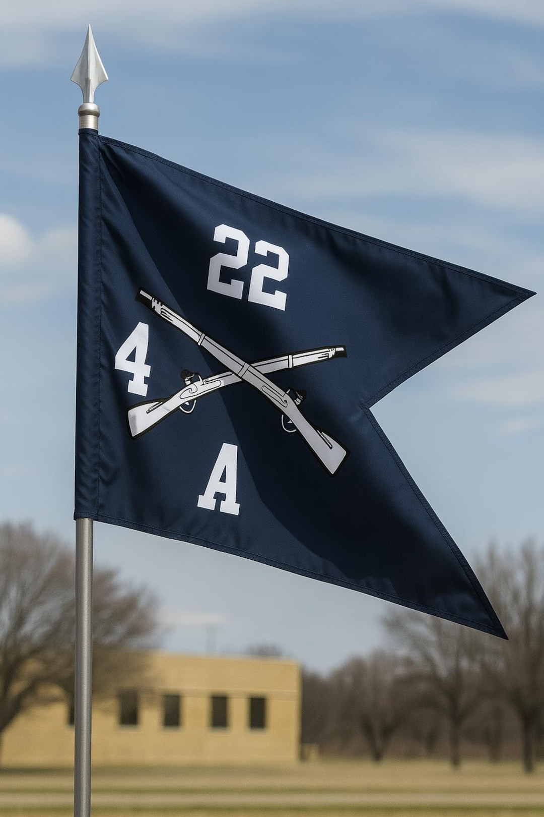 Custom Infantry Guidon | Double Sided | 20"x27" | Infantry | 11B | Free ...