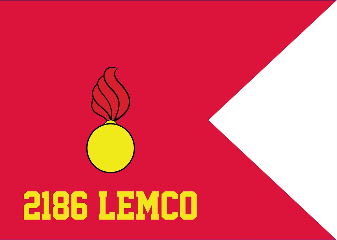 Custom Ordnance Guidon | Double Sided | 20"x27" | Free Shipping - Etsy