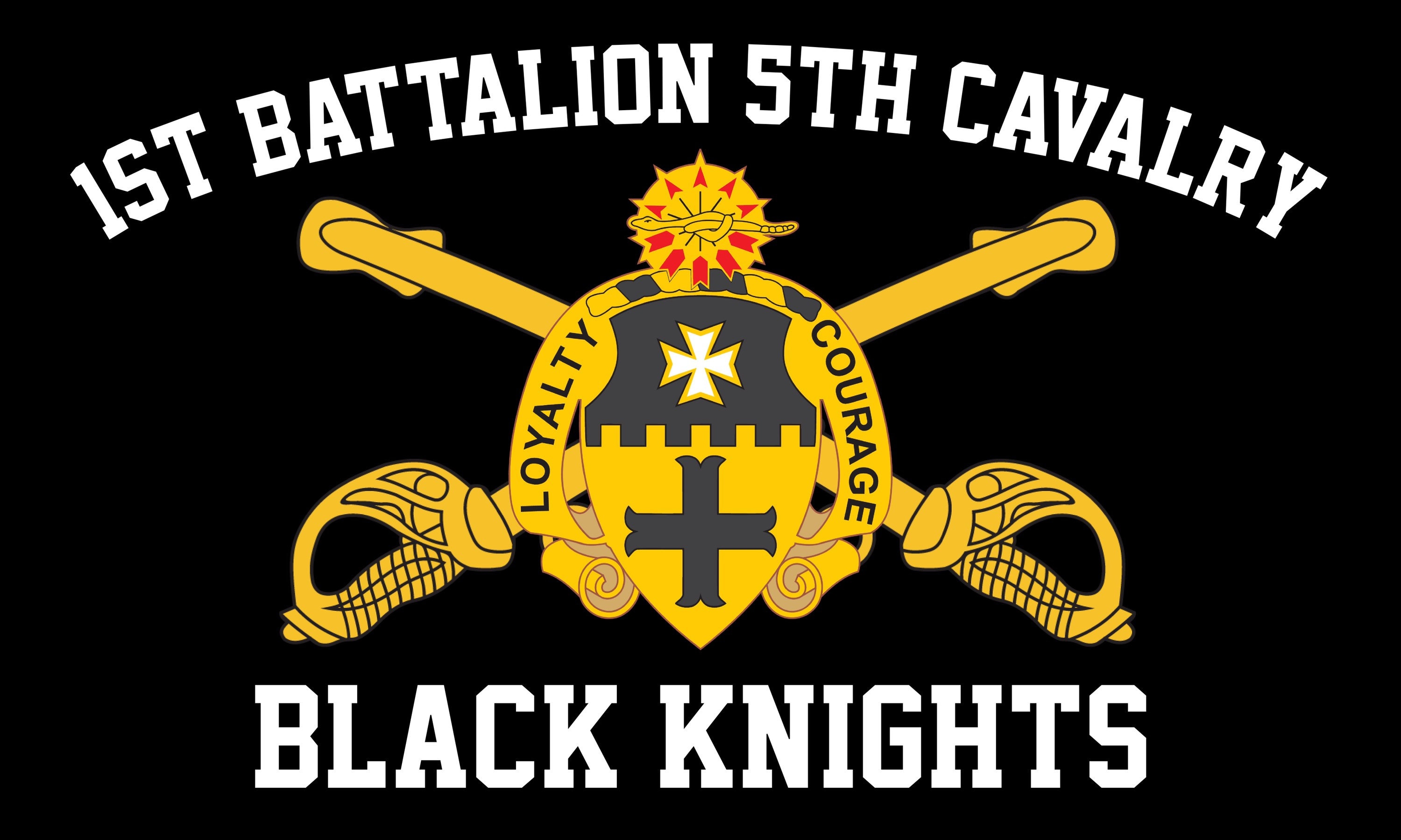 5th Cavalry Flag | 3'x5' | CAV | Double Sided | Free Shipping - Etsy