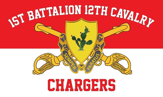 12th Cavalry Flag 3'x5' CAV Double Sided Free - Etsy