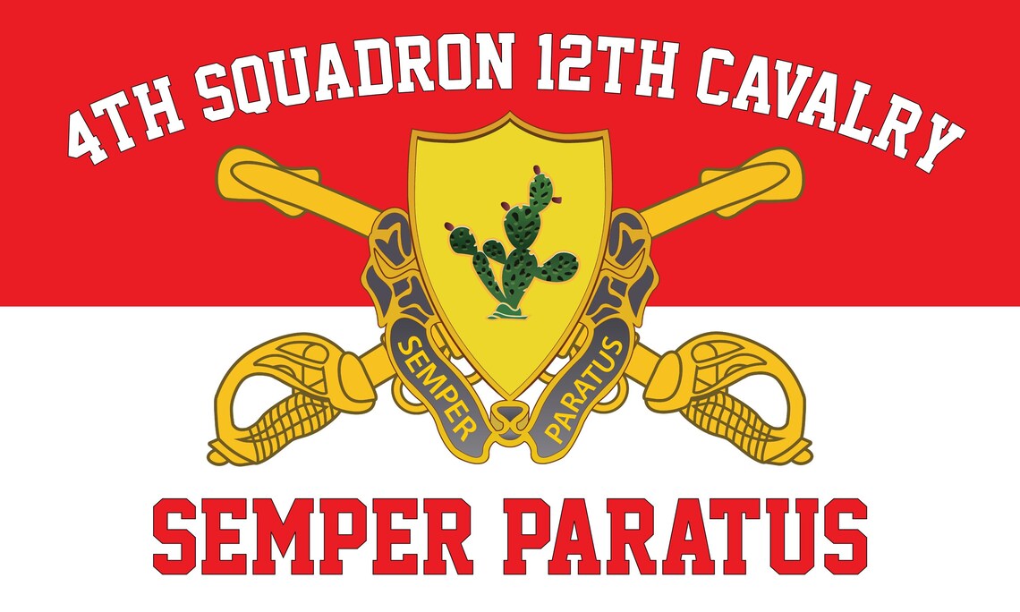 12th Cavalry Flag 3'x5' CAV Double Sided Free - Etsy