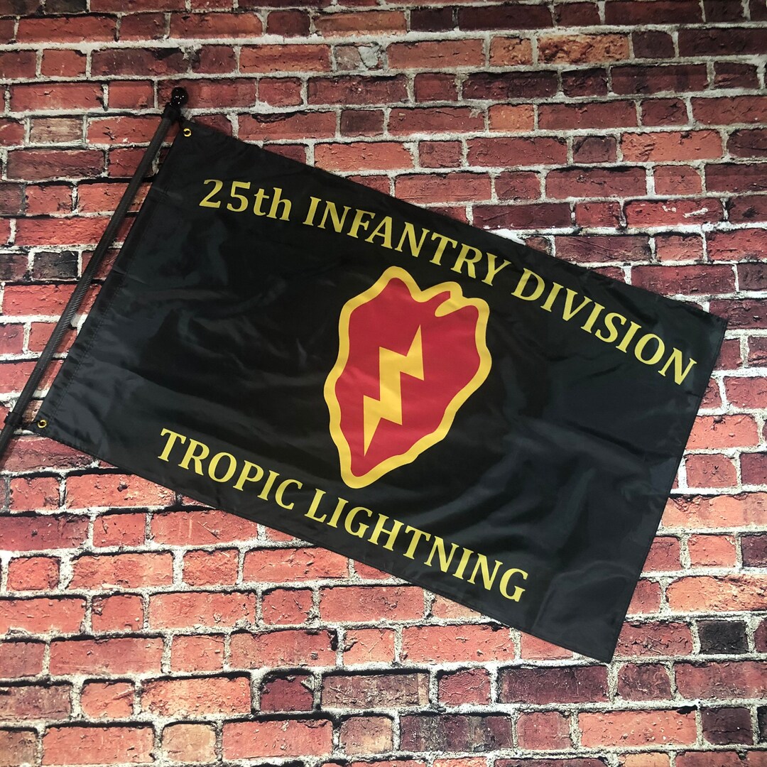 25th Infantry Division 3’x5’ Flag | 25th ID | Double Sided | US Army ...