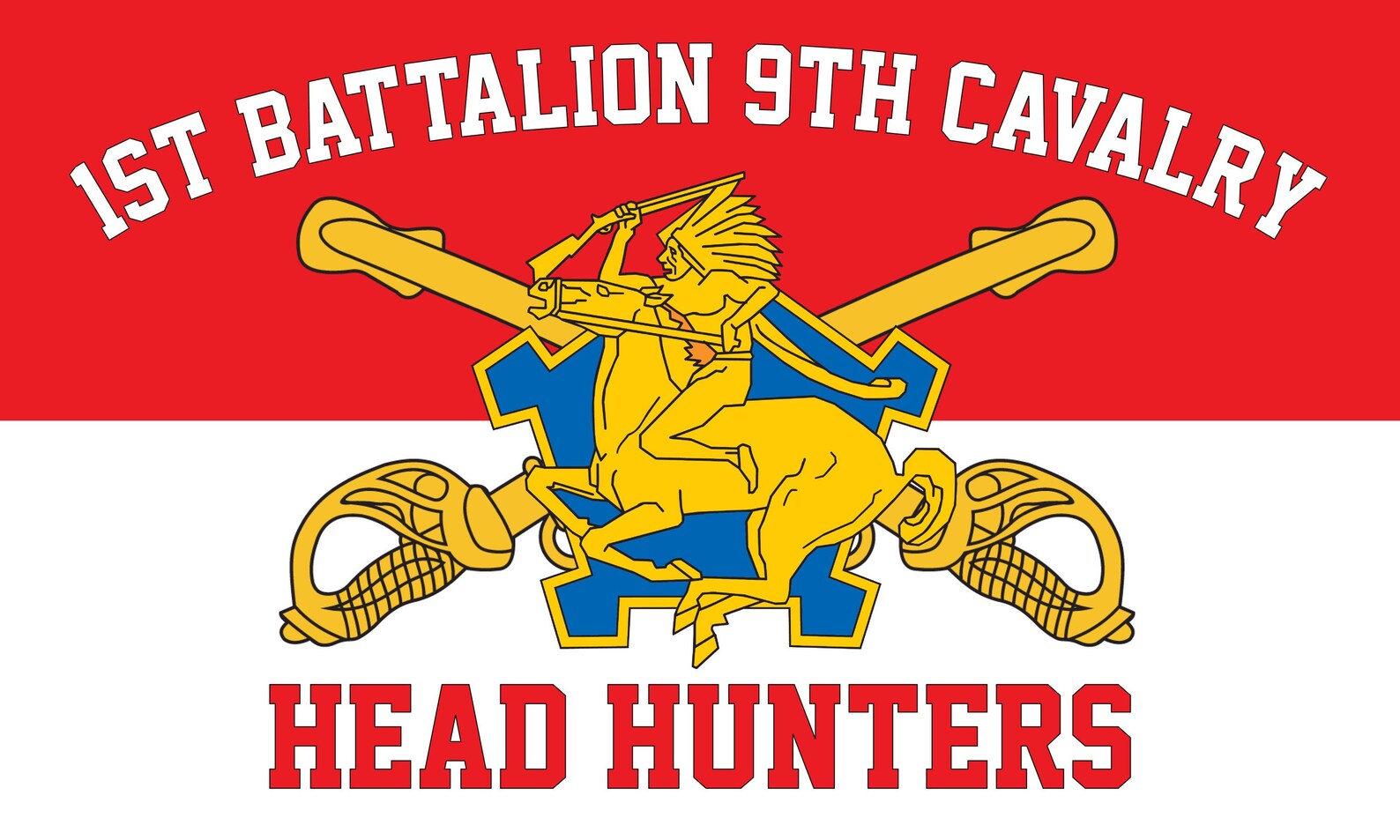 9th Cavalry Flag 3'x5' CAV Double Sided Free | Etsy