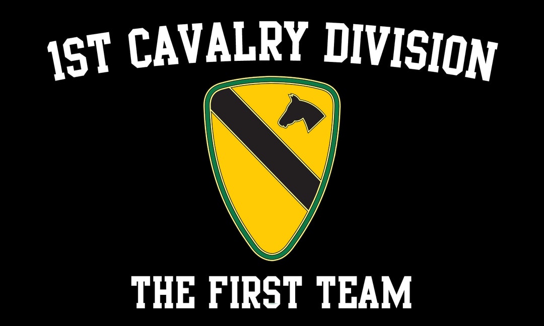1st Cavalry Division 3’x5’ Flag | CAV | Double Sided | US Army | USA - Etsy