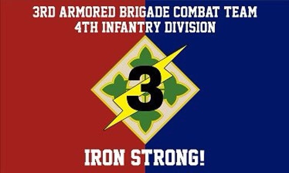 4th Infantry Custom Flag 3x5 Double Sided Army USA - Etsy