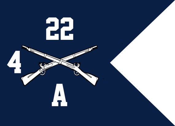 Custom Infantry Guidon Double Sided 20x27 - Etsy