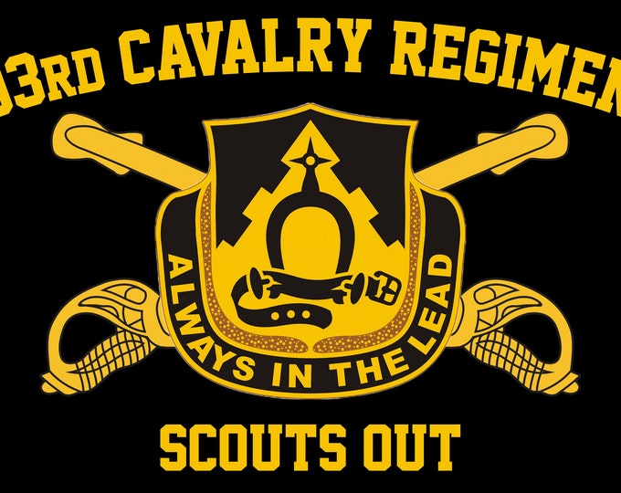 303rd Calvary Regiment Flag | 3'x5' | Scouts Out | Double Sided | Army ...