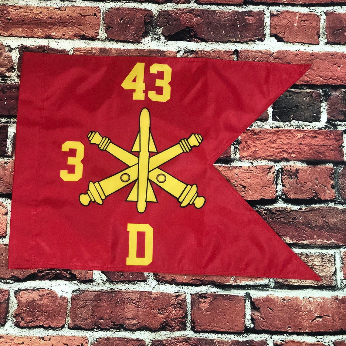 Custom Air Defense Artillery Guidon | Double Sided | ADA | 20"x27" | US ...