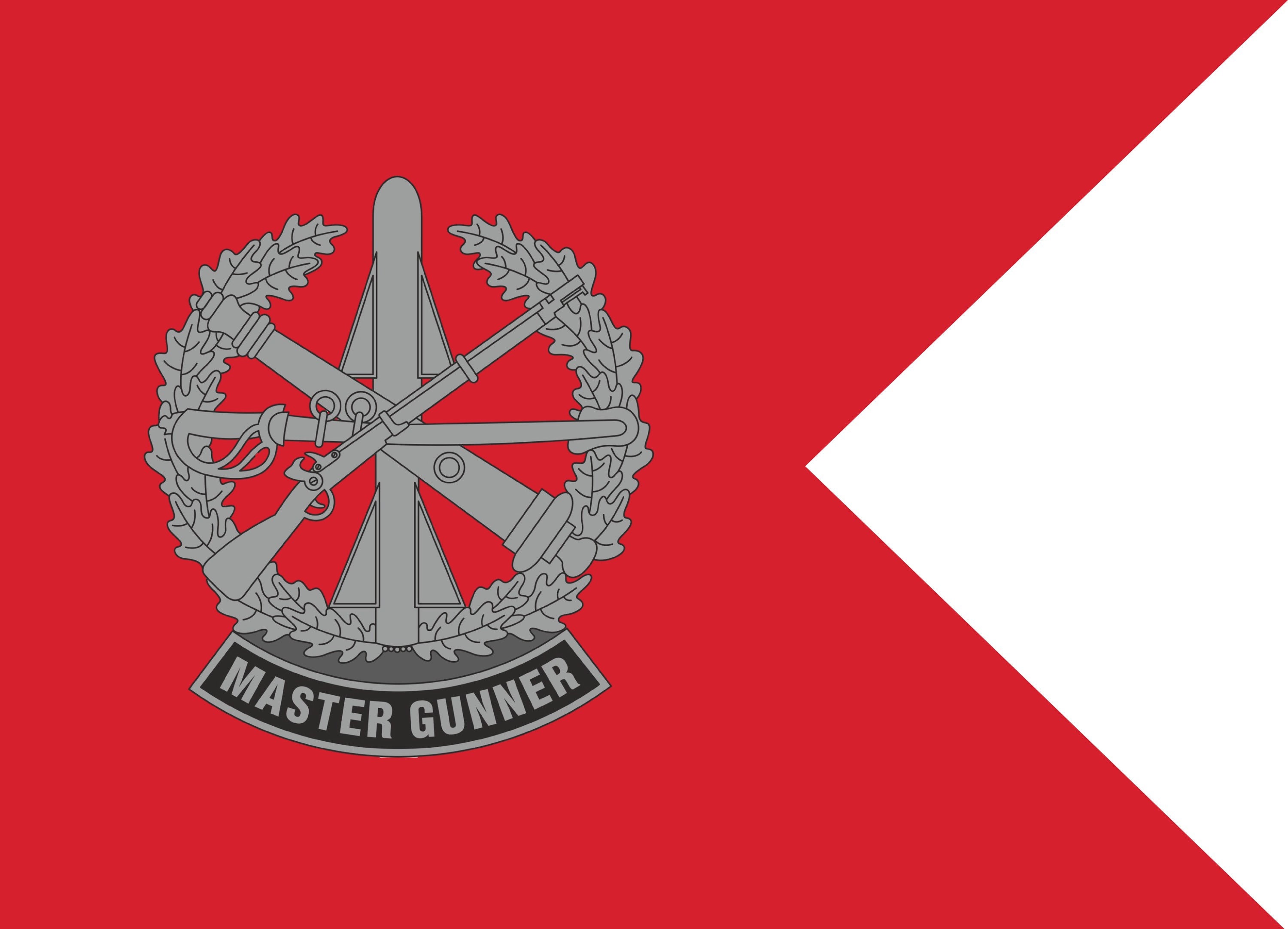 Master Gunner Guidon Double Sided FA ADA Infantry | Etsy