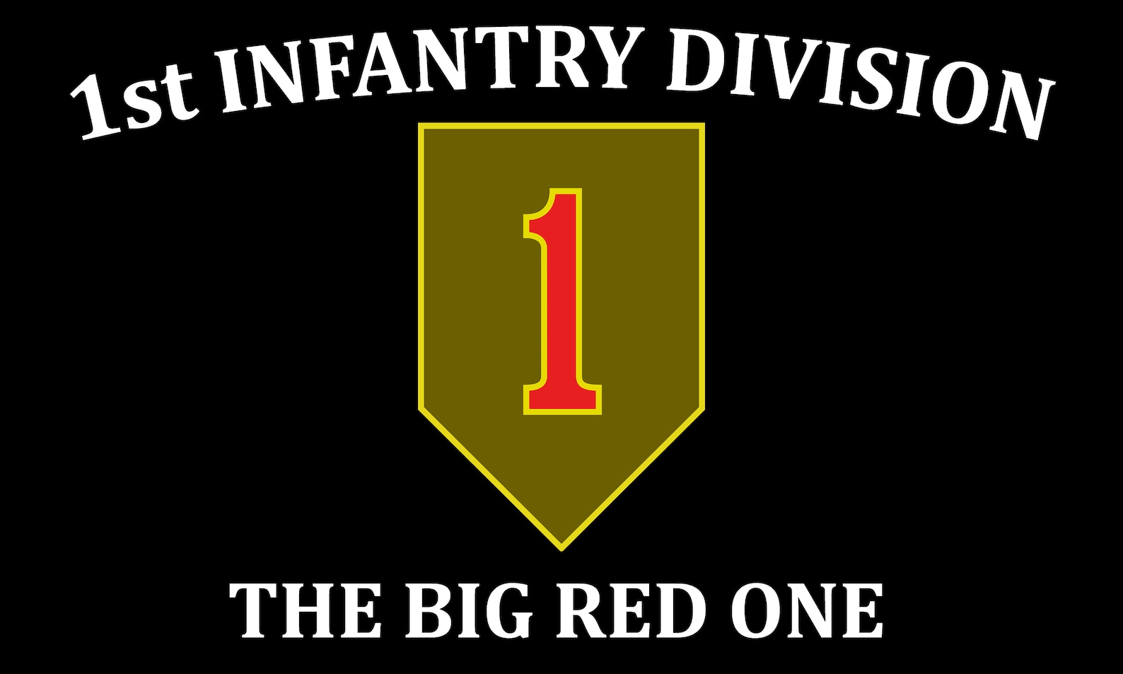 1st Infantry Division 3x5 Flag 1st ID Double Sided US - Etsy