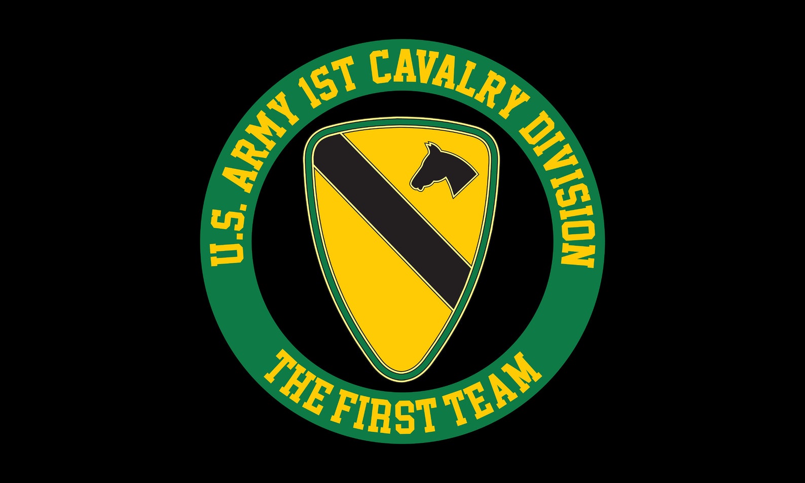 1st Cavalry Division 3x5 Flag CAV Double Sided US Army - Etsy