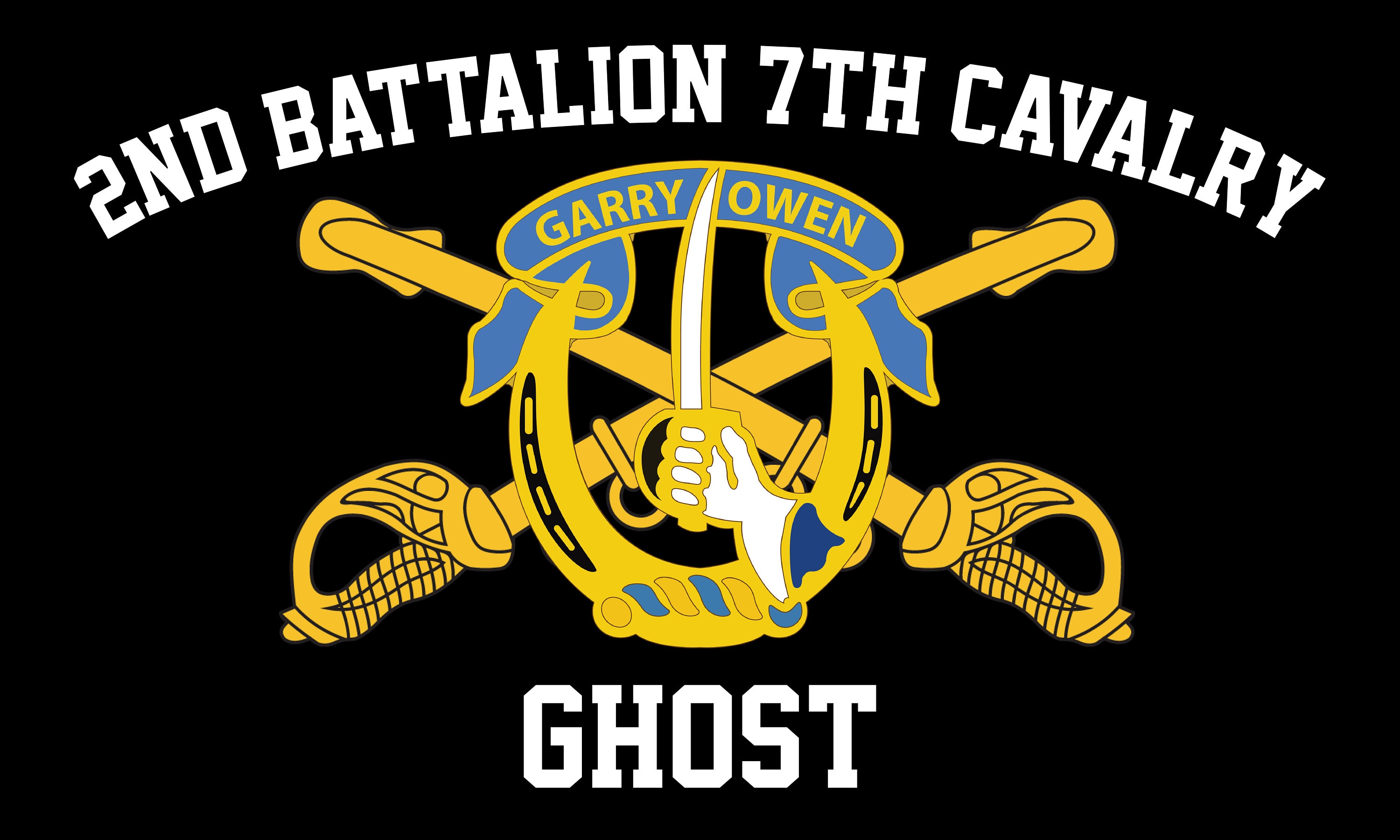 7th Cavalry Flag | 3'x5' | CAV | Gary Owens | Double Sided | Free ...