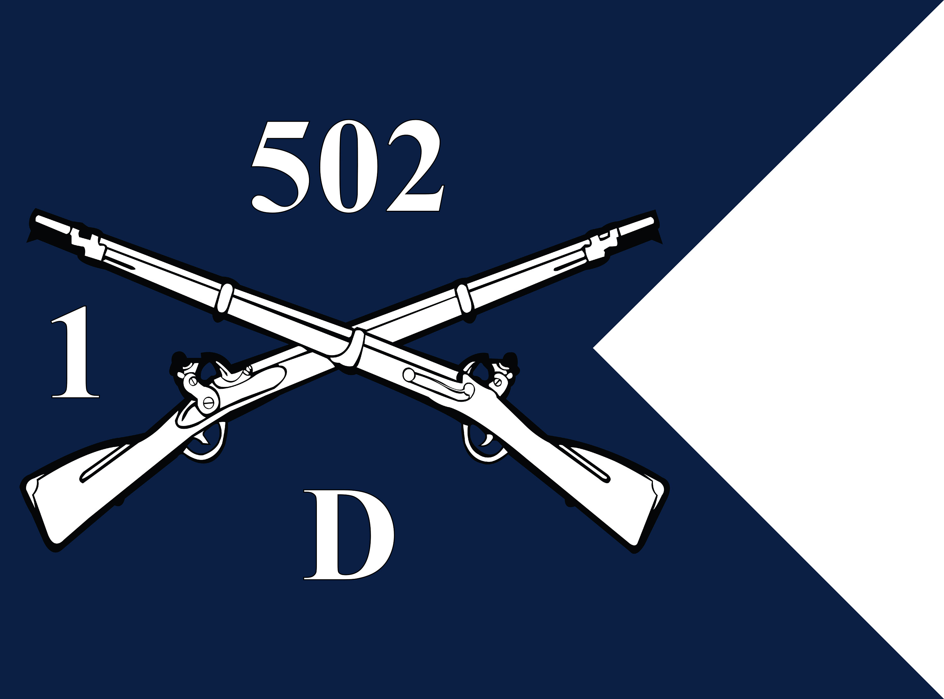 502nd IN. Flags & Guidons Double Sided Black Hearts - Etsy UK