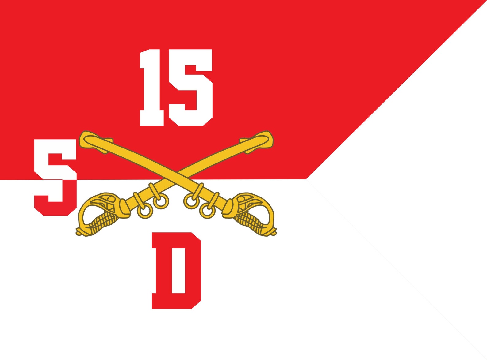 Custom Cavalry Guidon Double Sided 20x27 CAV - Etsy