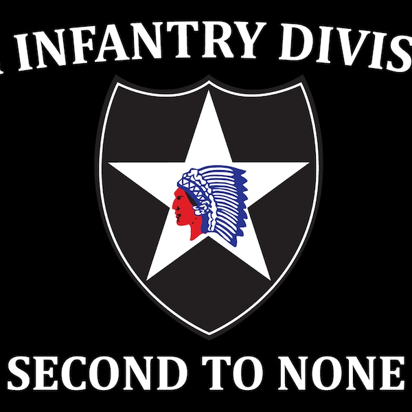 2nd Infantry Division Flag - Etsy