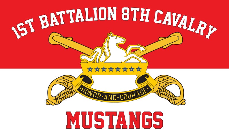 8th Cavalry Flag | 3'x5' | CAV | Double Sided | Free Shipping - Etsy